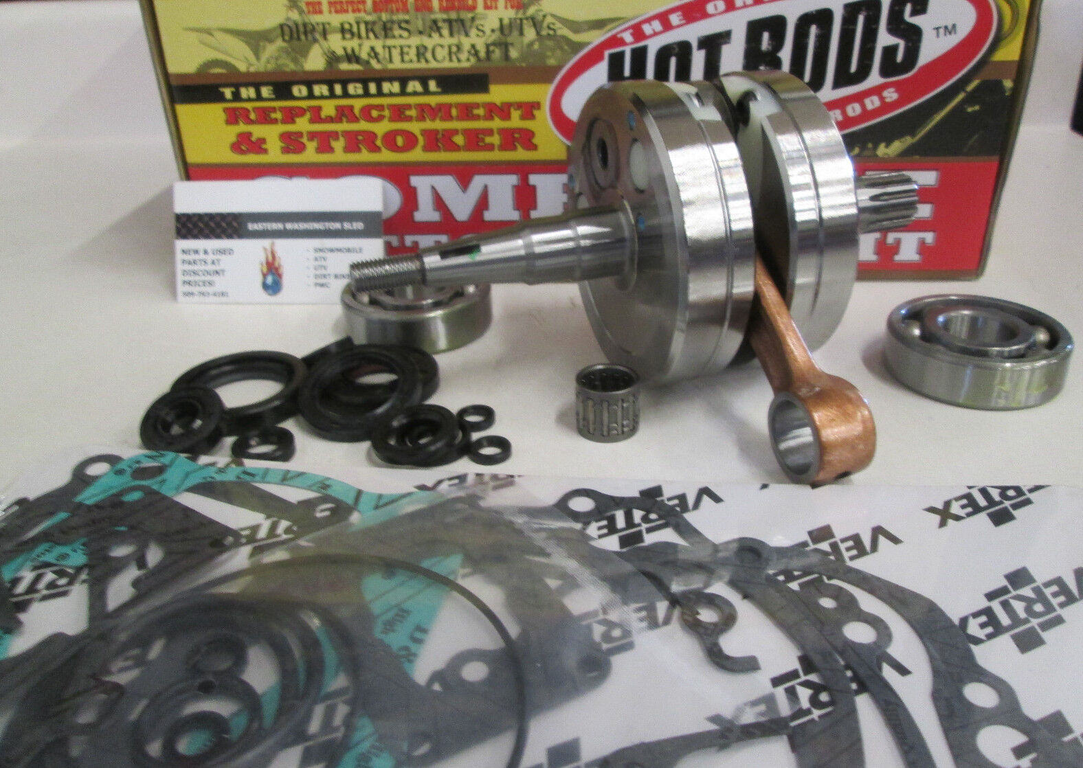 KTM 50 SX HOT RODS CRANKSHAFT KIT BOTTOM END REBUILD 2006-2008 – EWS ...