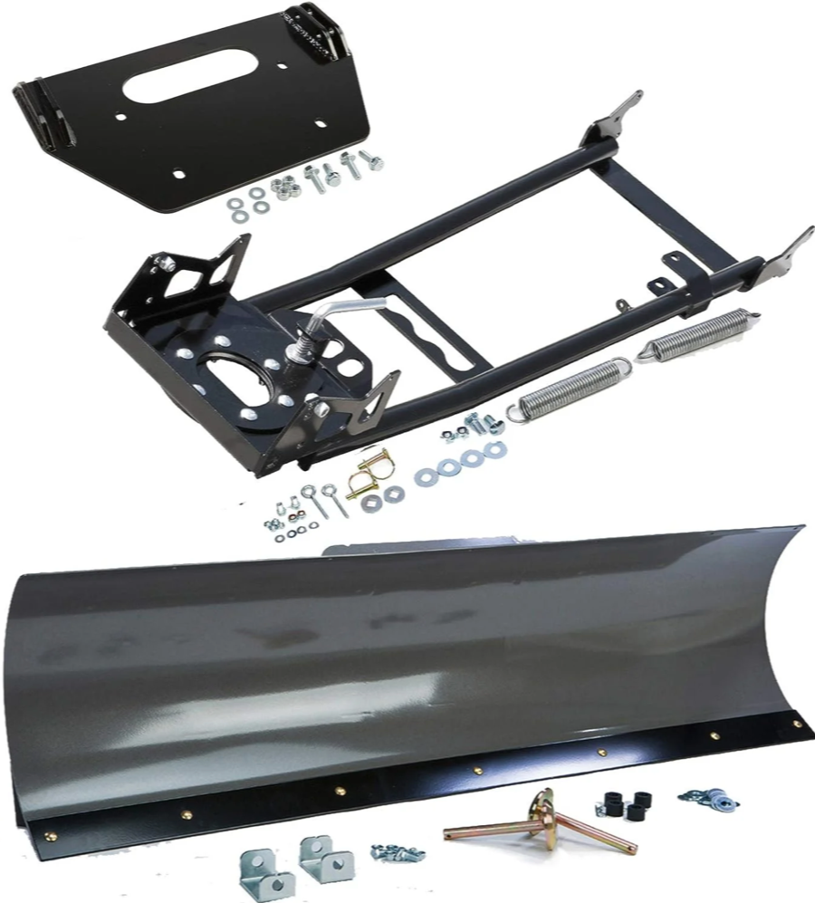 YAMAHA GRIZZLY 660 KFI 54" SNOW PLOW BLADE, PUSH TUBE, MOUNT 2002-2008 ...